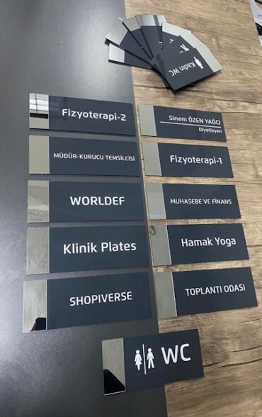 MODERN KAPI İSİMLİKLERİ & PLATES KAPI İSİMLİK